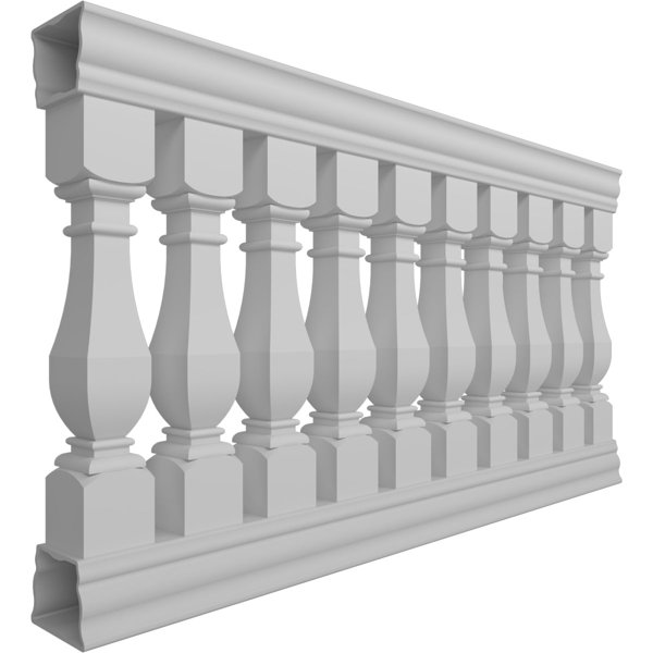 PCI Enterprises Arcadian White Urethane Porch And Stair Railings | Wayfair PCI Enterprises Arcadian White Urethane Porch And Stair Railings | Wayfair